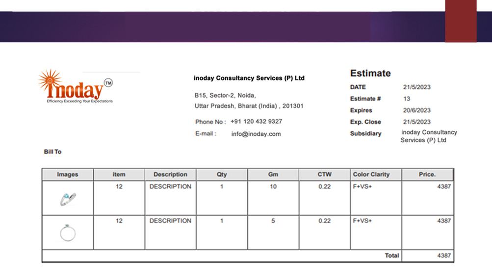 ERP for Diamond industry