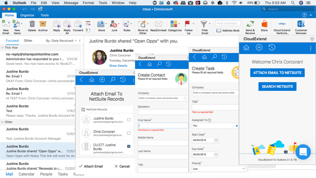 NetSuite Outlook Integration Improves Communications